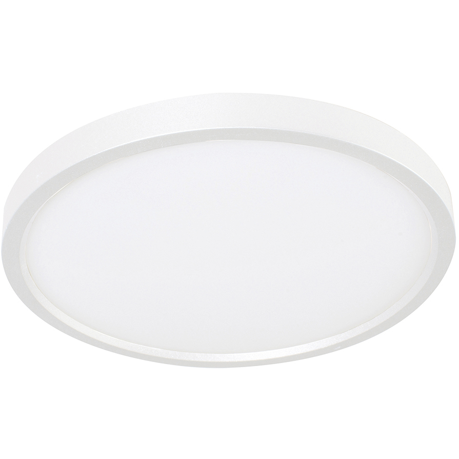 AFX EGRF12LAJD5WH Edge Round LED 12 inch White Flush Mount Ceiling Light