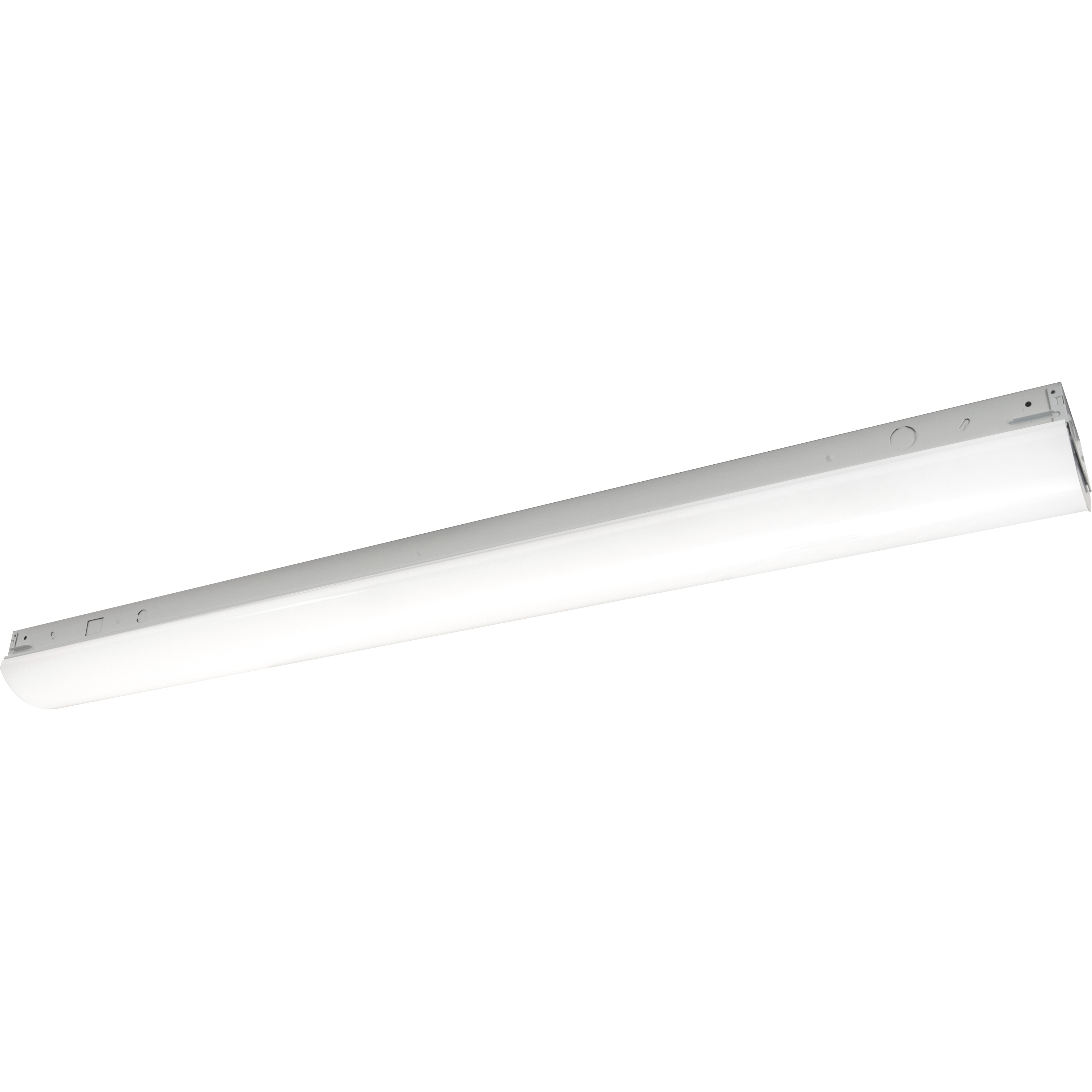 AFX LSL484100LAJMVWH Lisle LED 48 inch White Linear Flush Mount Ceiling ...