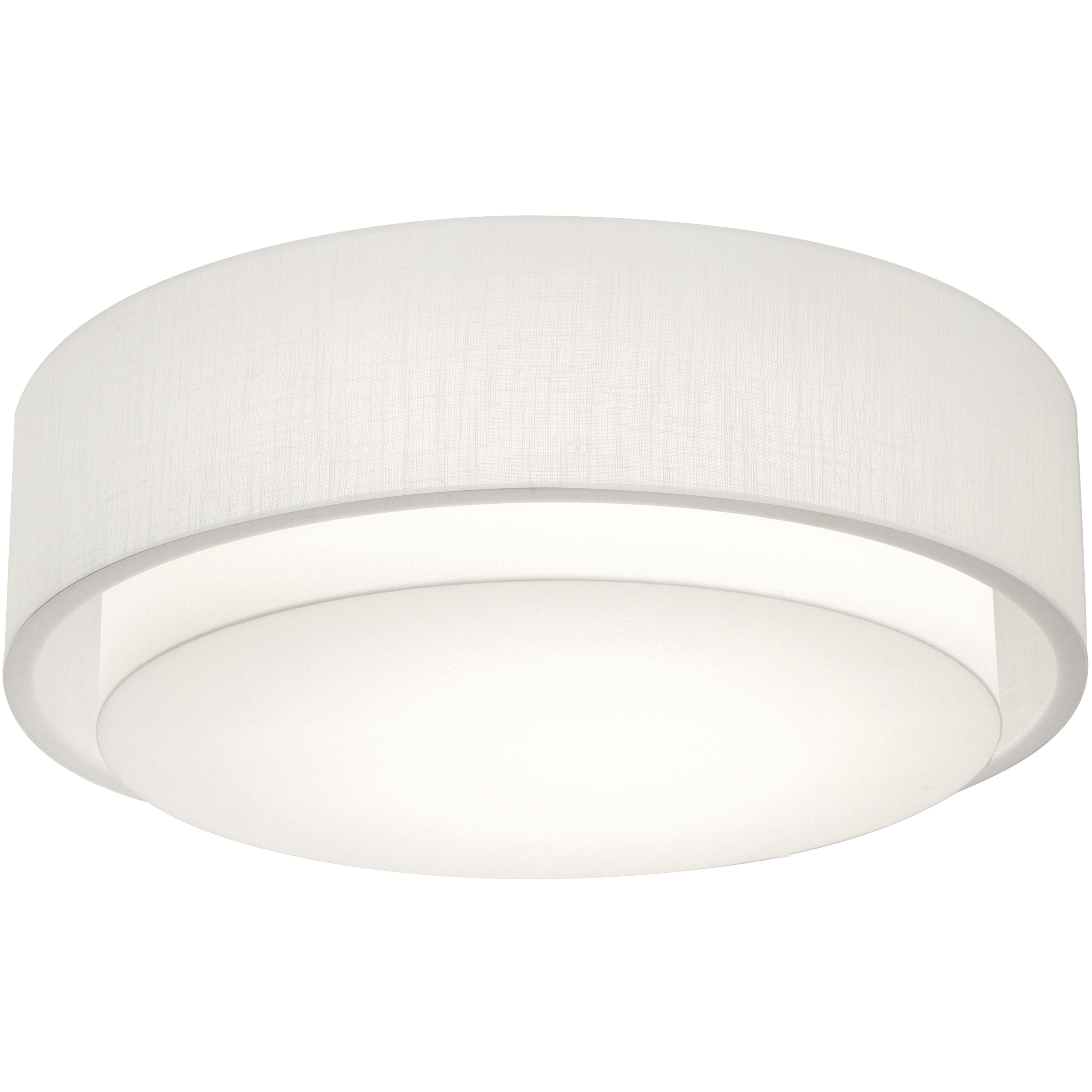 AFX SAF1824MB-LW Sanibel 3 Light 18 inch Linen White Flush Mount ...